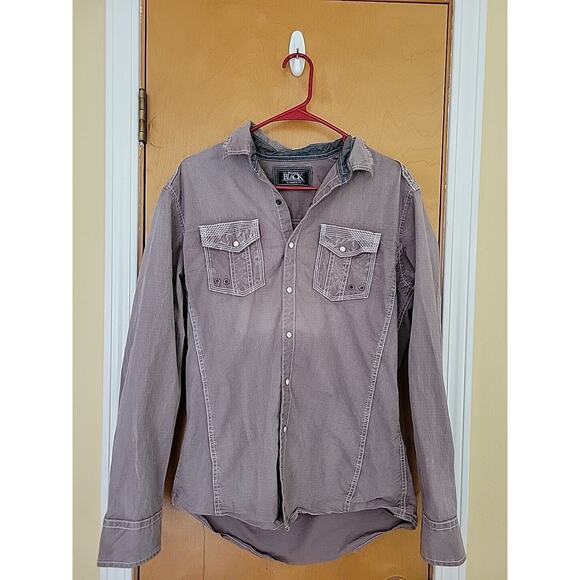Buckle | Shirts | Buckle Black Mens Long Sleeve Button Down Shirt ...
